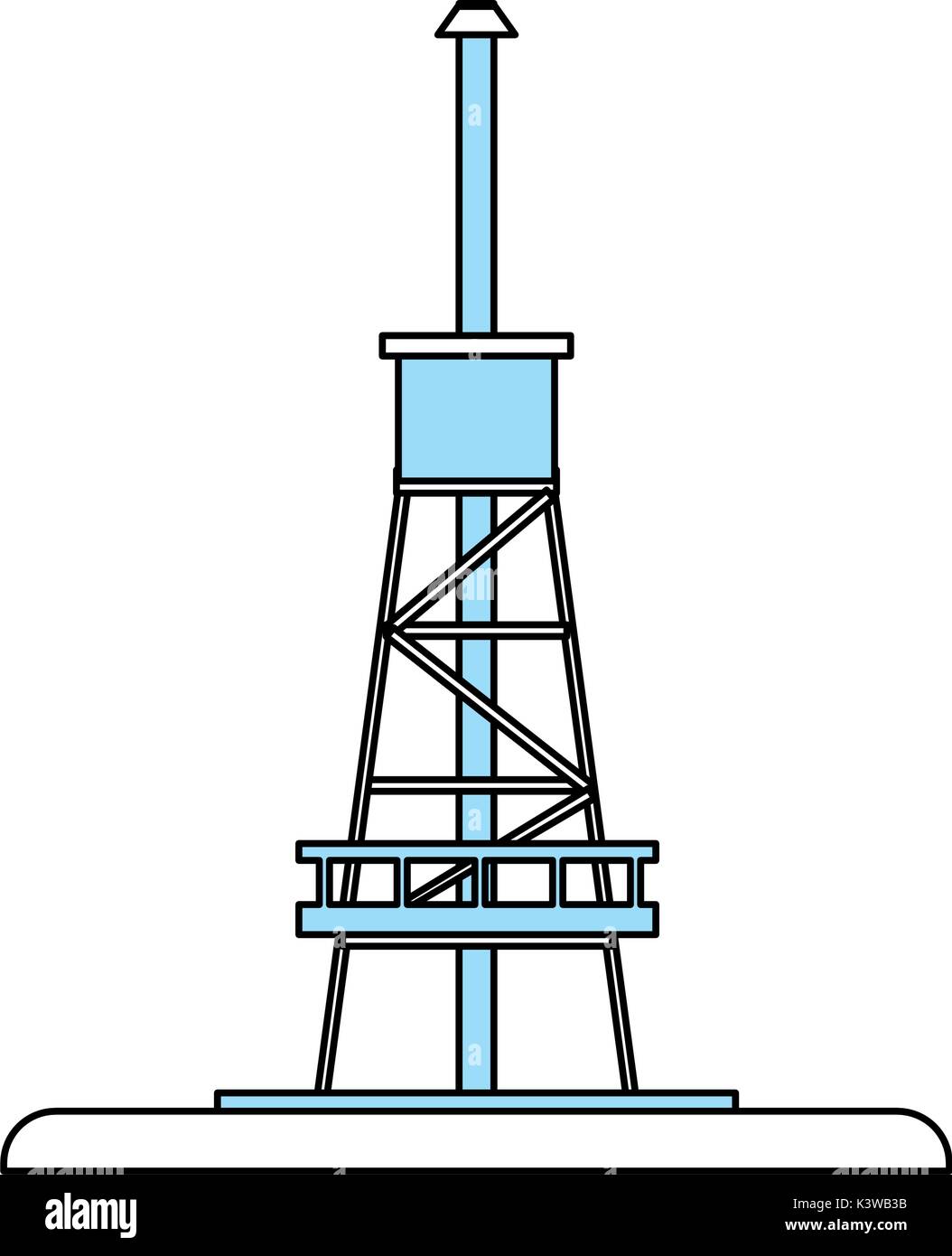 Isolated gas tower design Stock Vector Image & Art - Alamy