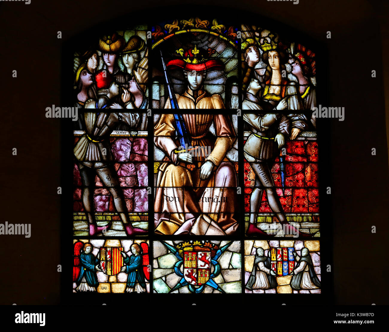 Stained Glass Window Stock Photo - Alamy