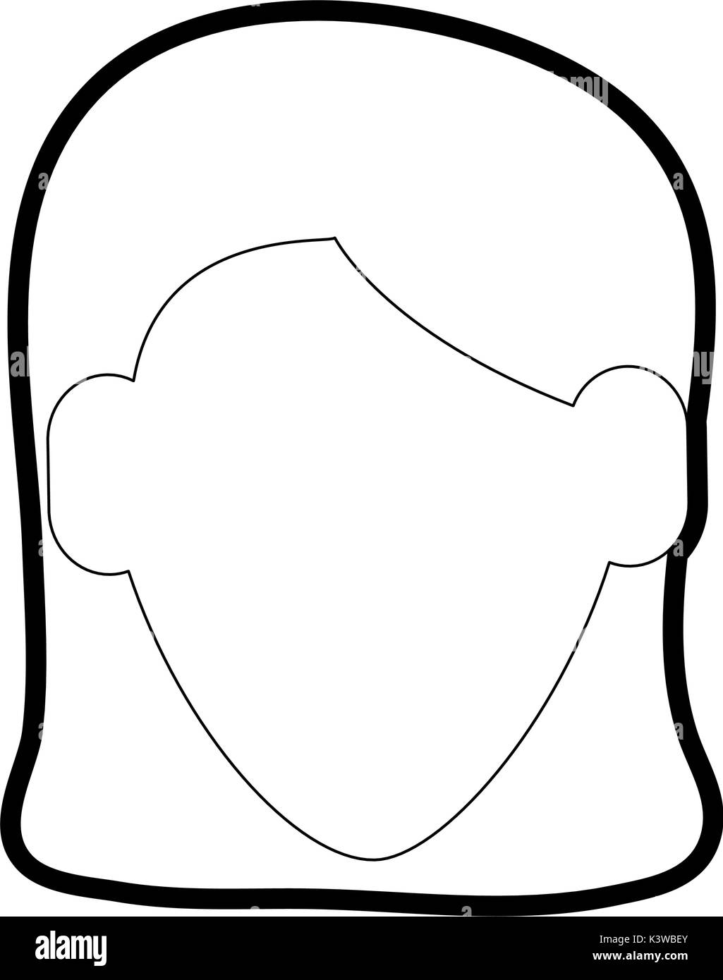 Isolated woman head design Stock Vector Image & Art - Alamy