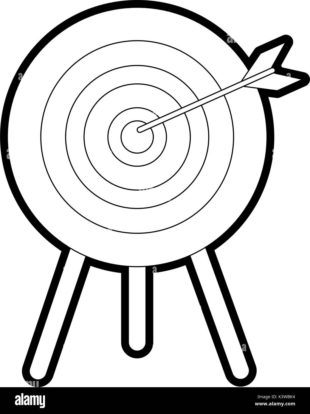 Isolated target design Stock Vector Image & Art - Alamy