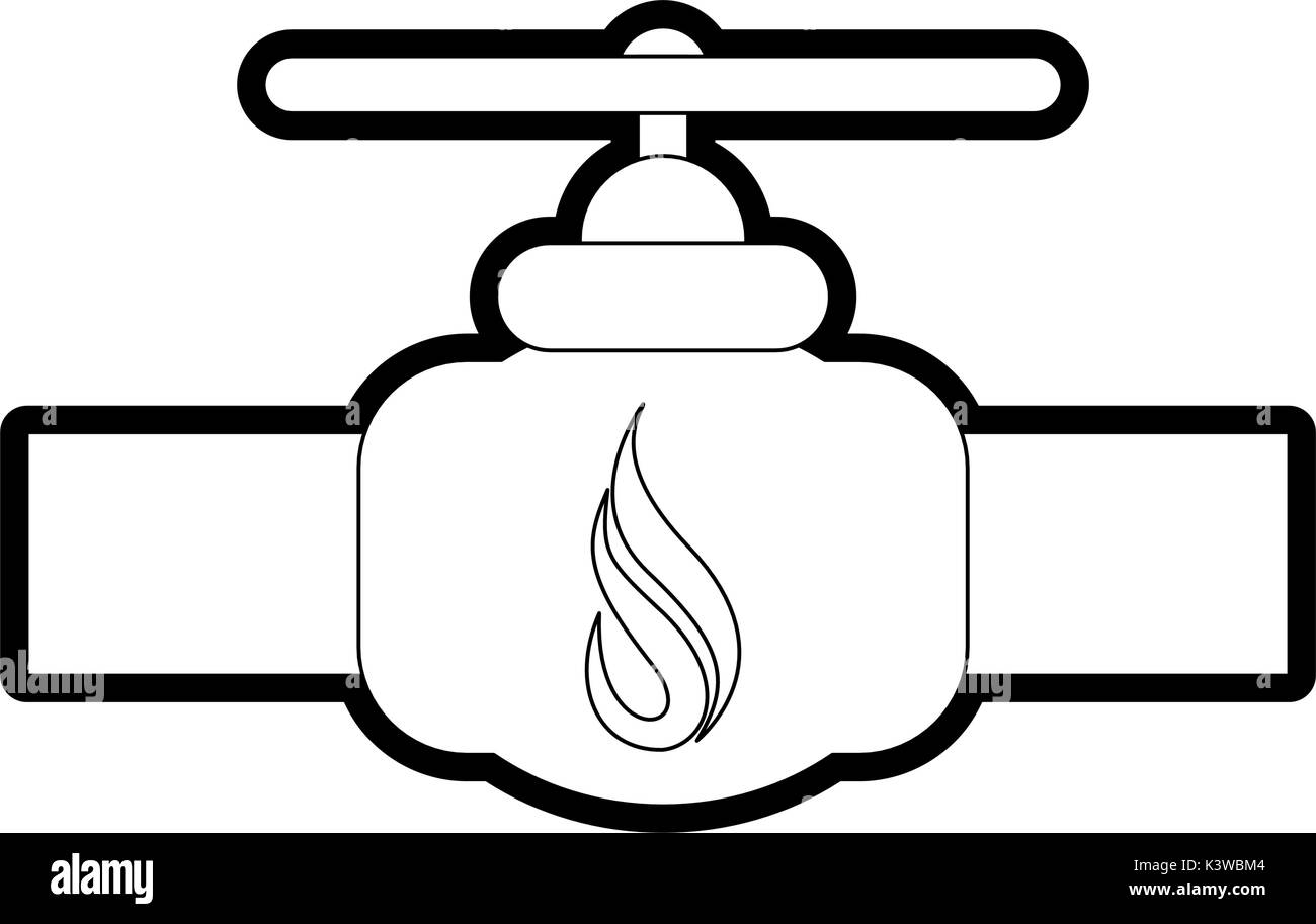 Gas tap Stock Vector Images - Alamy