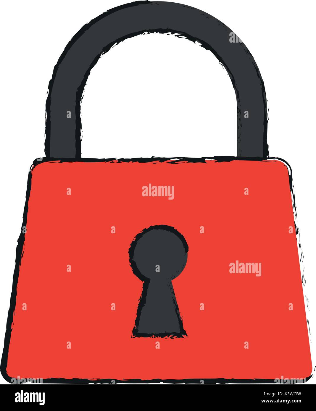Isolated padlock design Stock Vector Image & Art - Alamy
