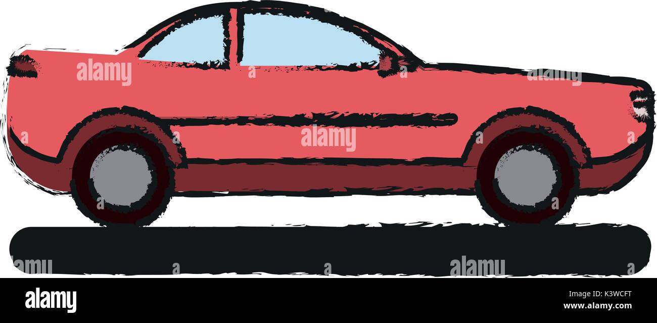 Isolated red car design Stock Vector Image & Art - Alamy
