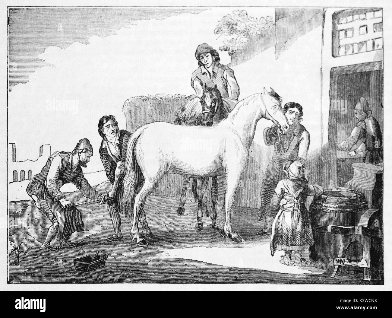 Farrier painting hi-res stock photography and images - Alamy