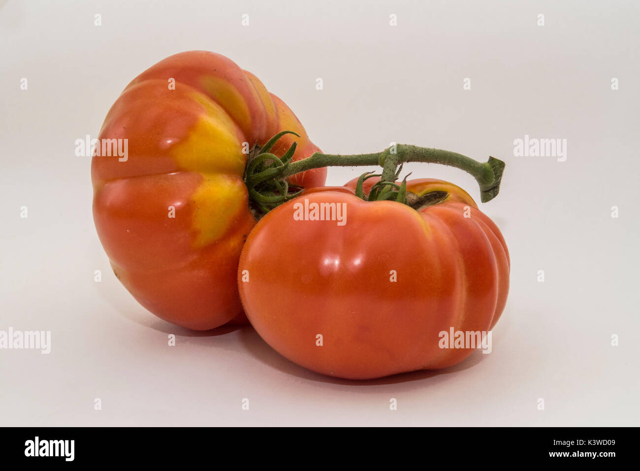 Two tomatos on a vine hi-res stock photography and images - Alamy