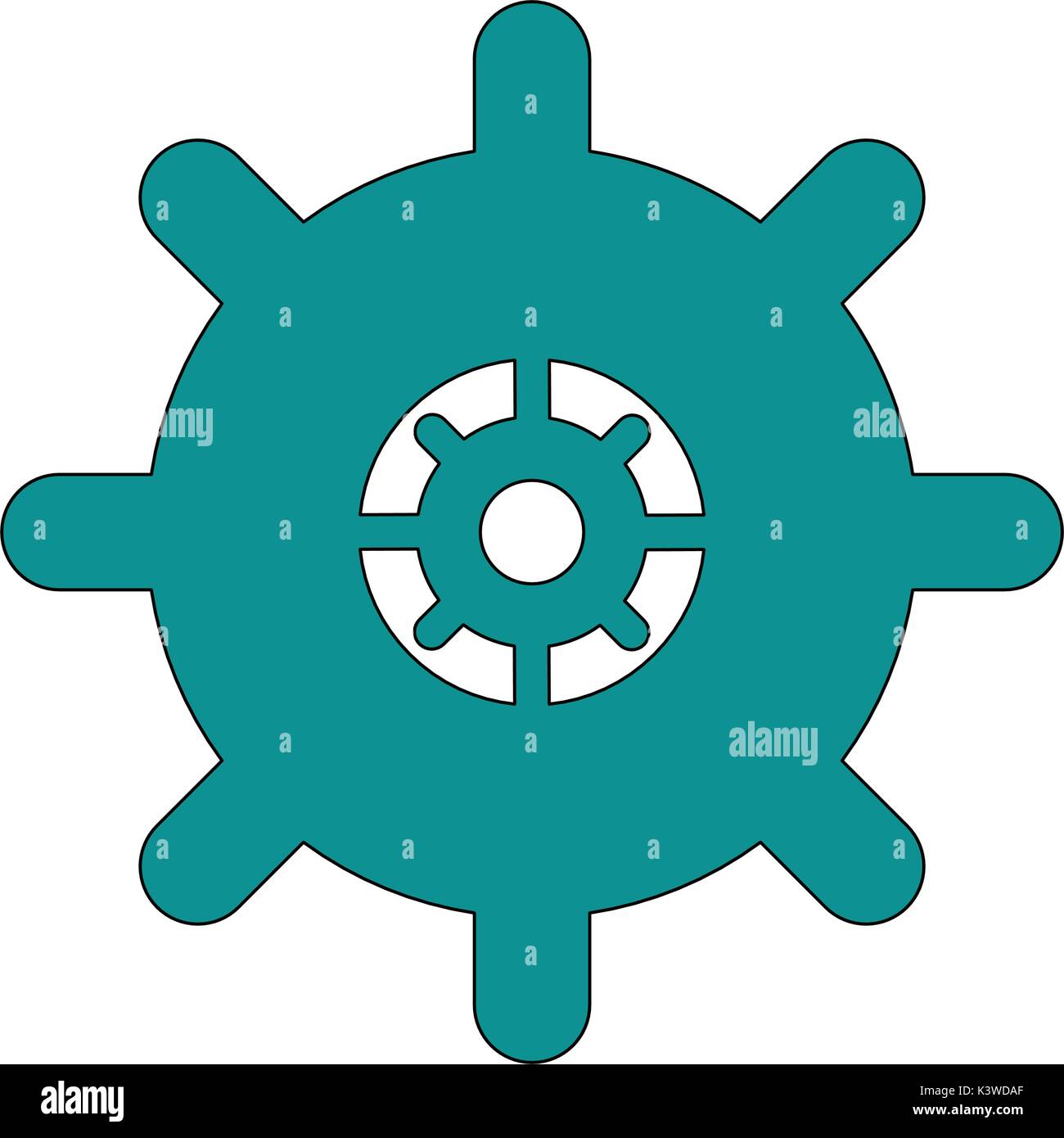 Isolated gear design Stock Vector Image & Art - Alamy