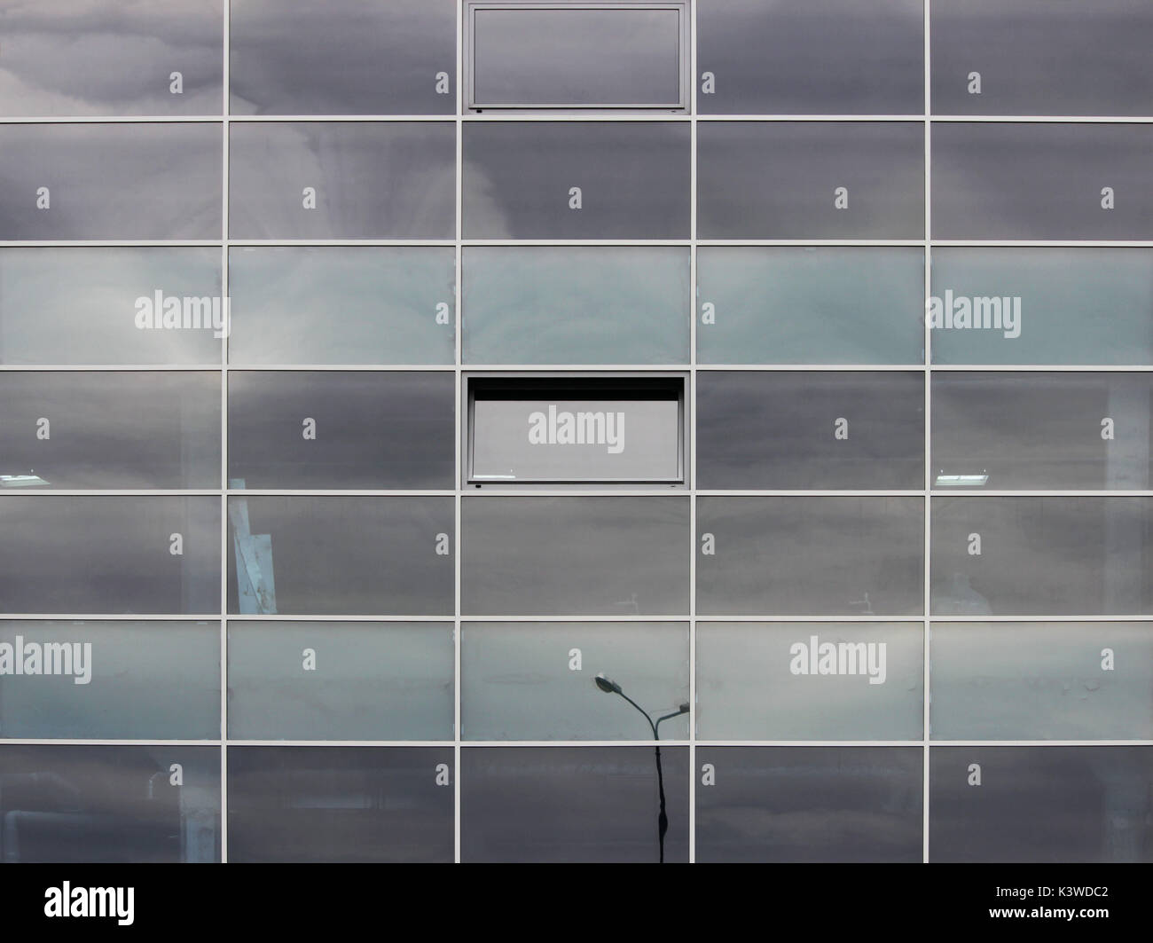 Many glass large windows in the shopping complex Stock Photo - Alamy