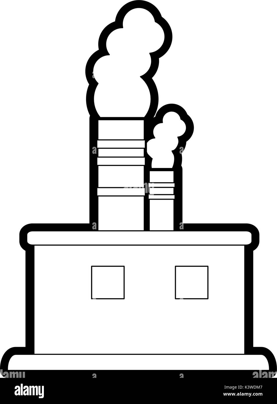 Isolated factory design Stock Vector Image & Art - Alamy