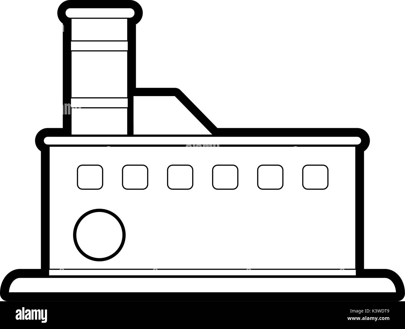 Isolated factory design Stock Vector Image & Art - Alamy