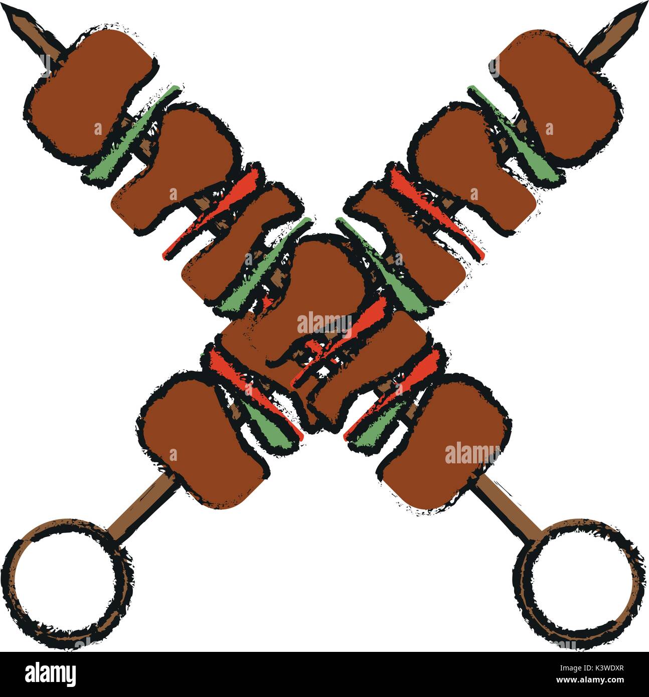 Isolated brochette design Stock Vector Image & Art - Alamy