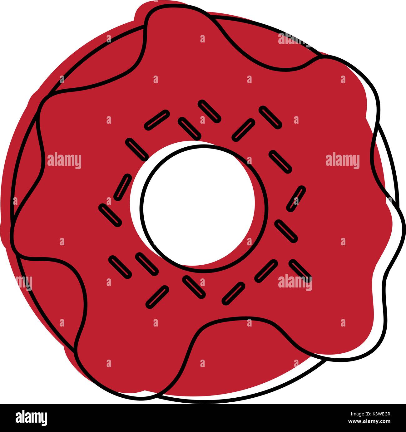 Isolated donut design Stock Vector Image & Art - Alamy