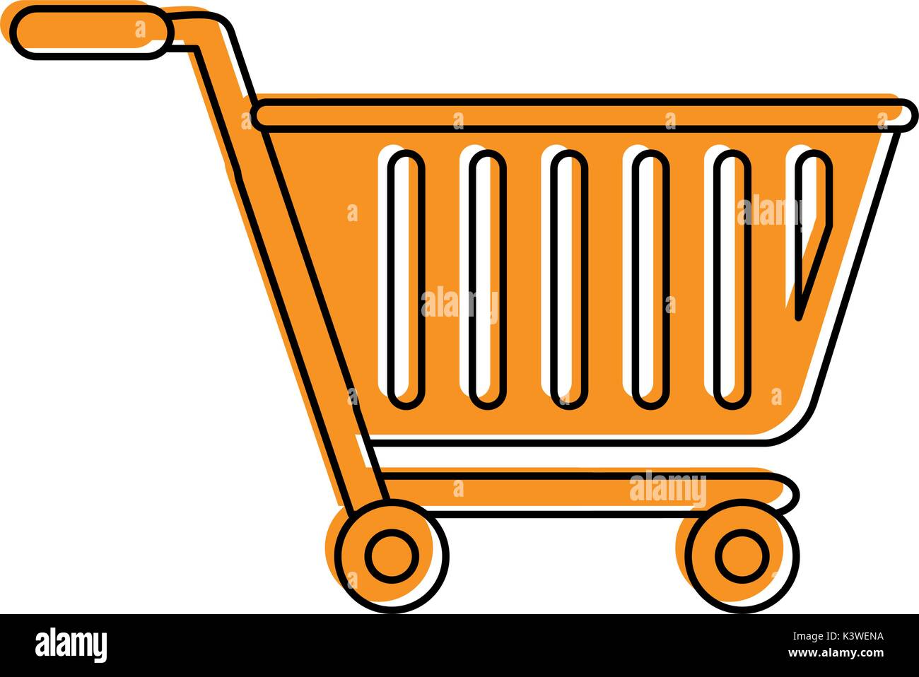 Isolated shopping cart design Stock Vector Image & Art - Alamy