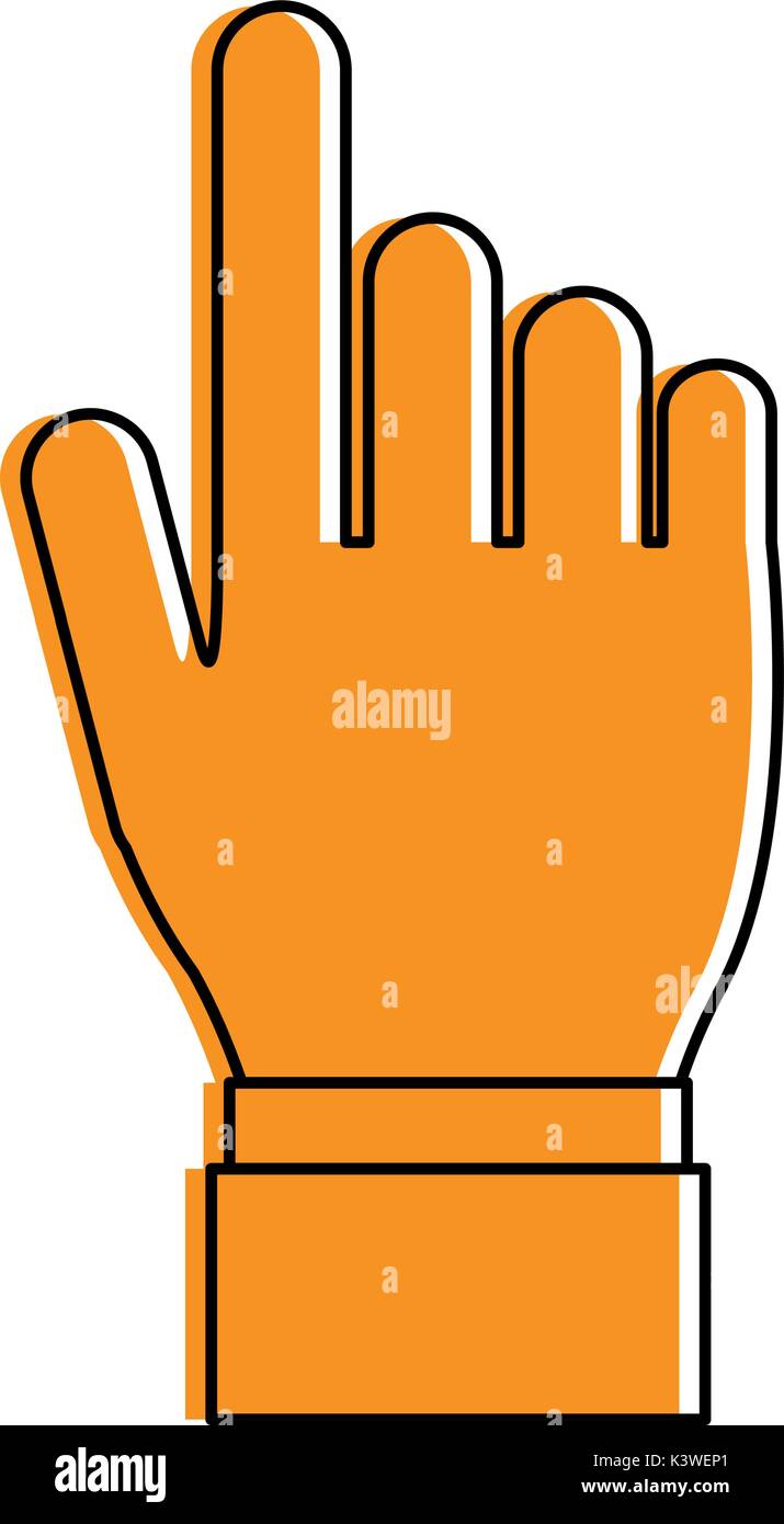 Isolated human hand design Stock Vector Image & Art - Alamy