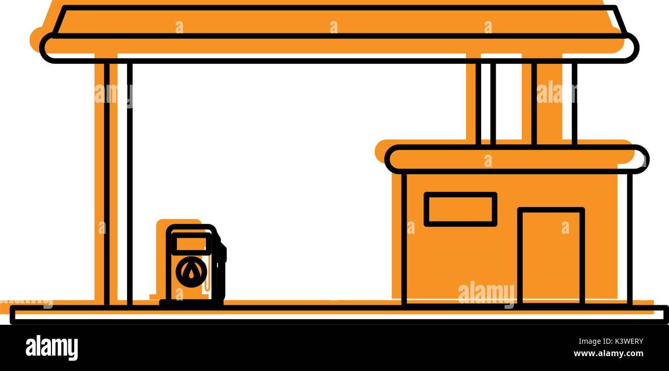 Isolated gas station design Stock Vector Image & Art - Alamy