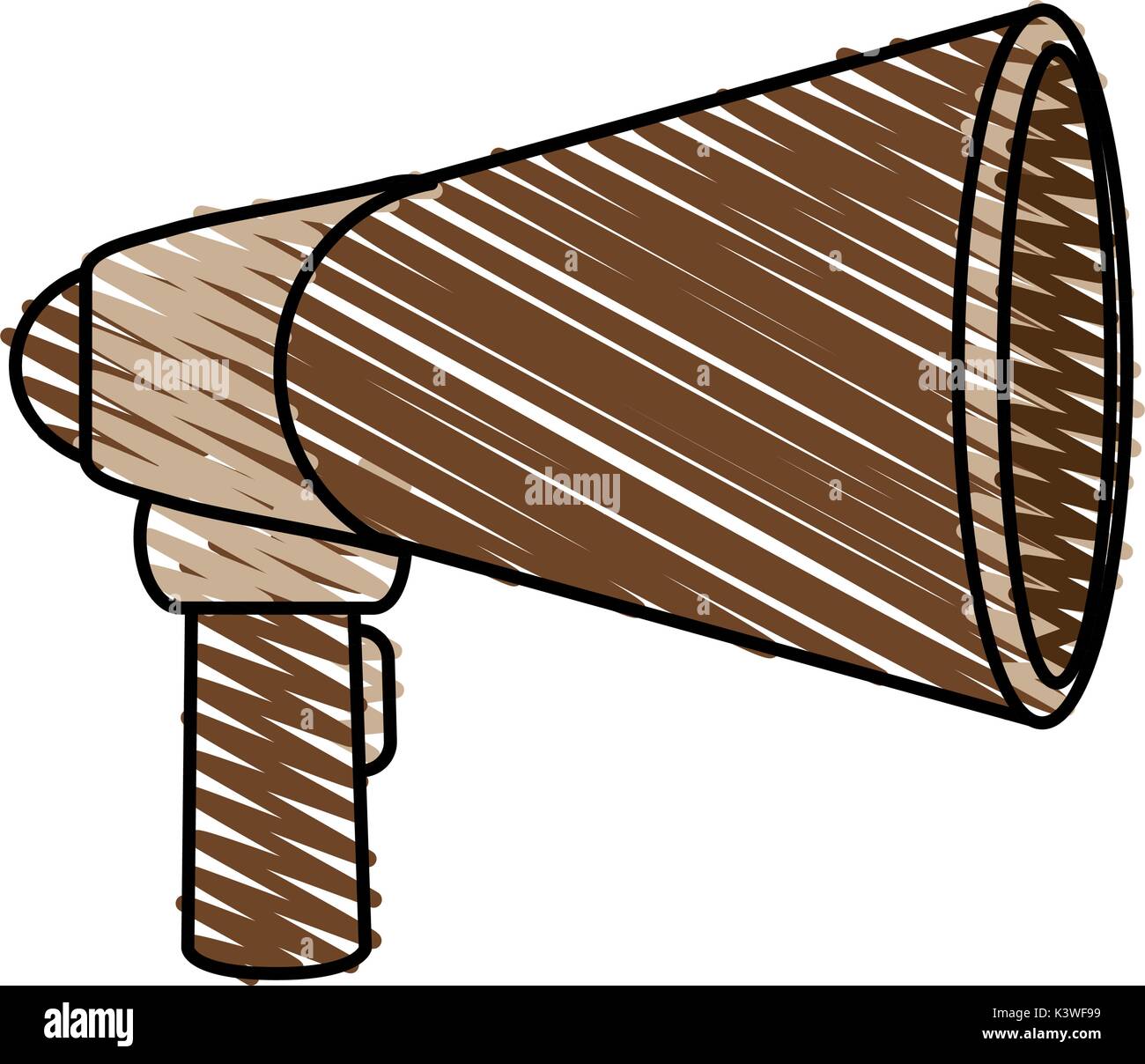 Isolated retro megaphone design Stock Vector Image & Art - Alamy