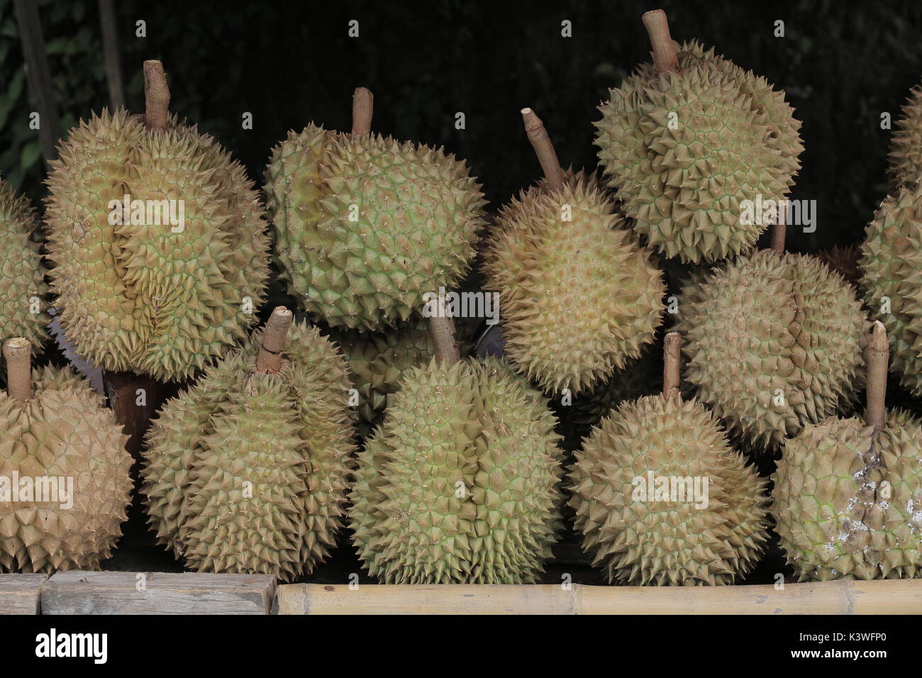 Durian fruit in thailand street hi-res stock photography and images - Alamy
