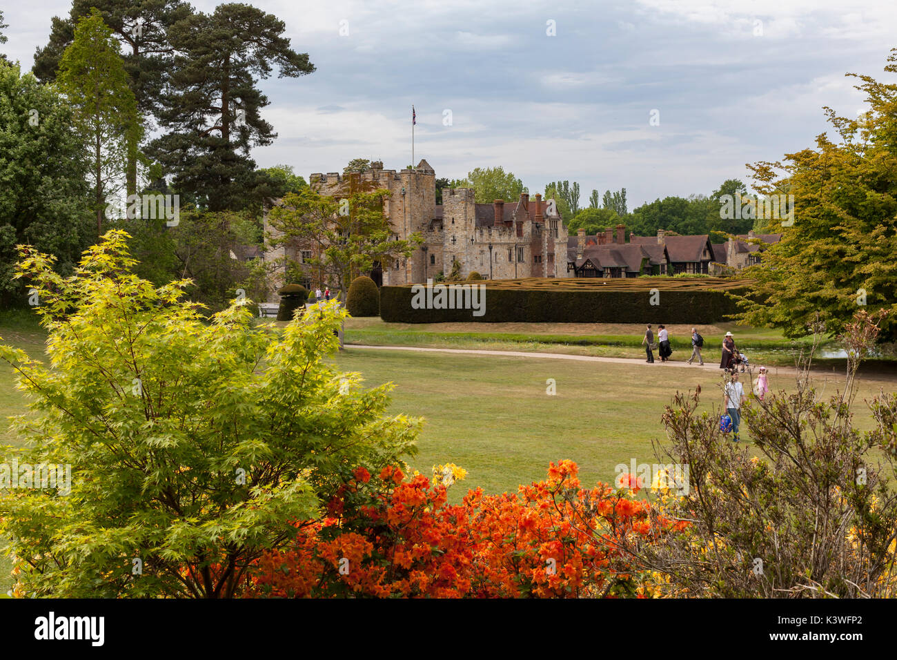 Castle dating from 1270, with Tudor artworks and lavish furnishings ...