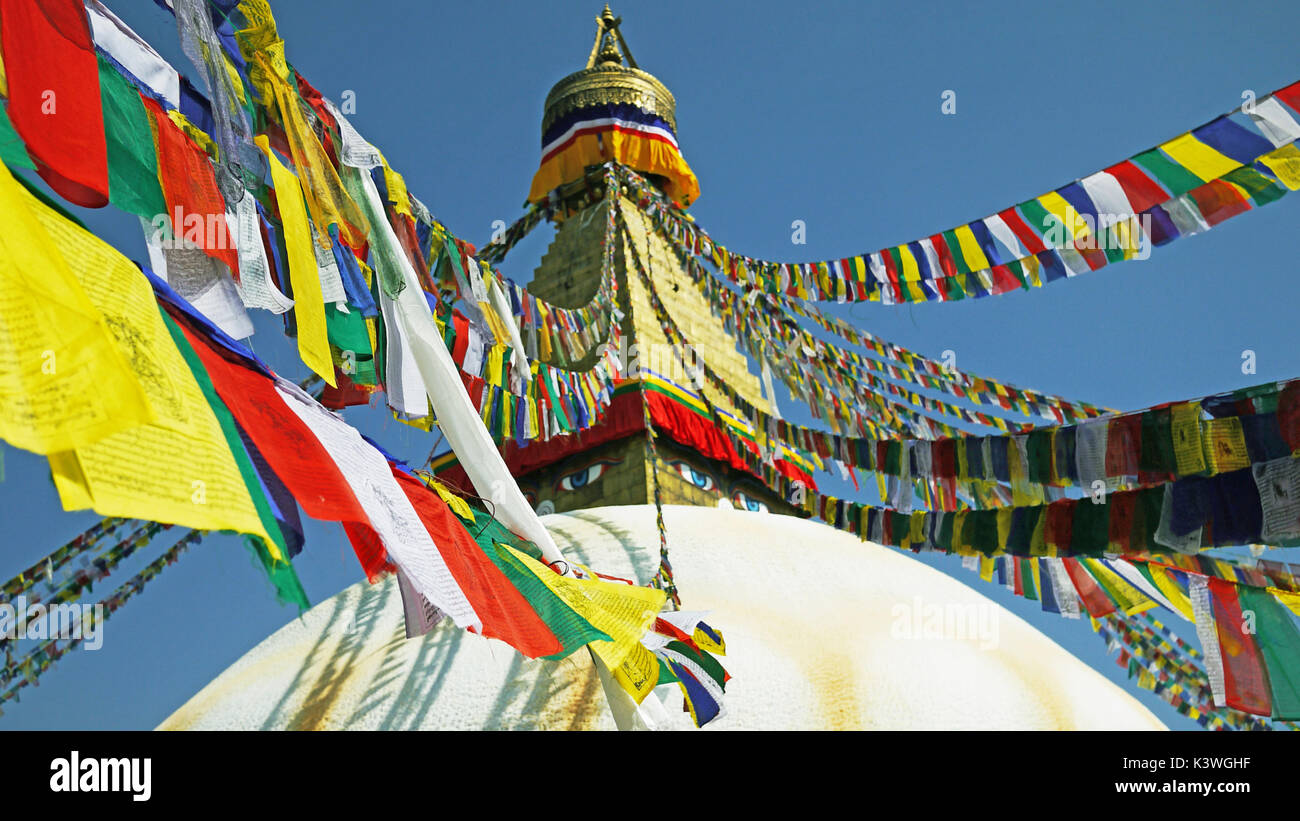 Boudhanath temple hi-res stock photography and images - Alamy