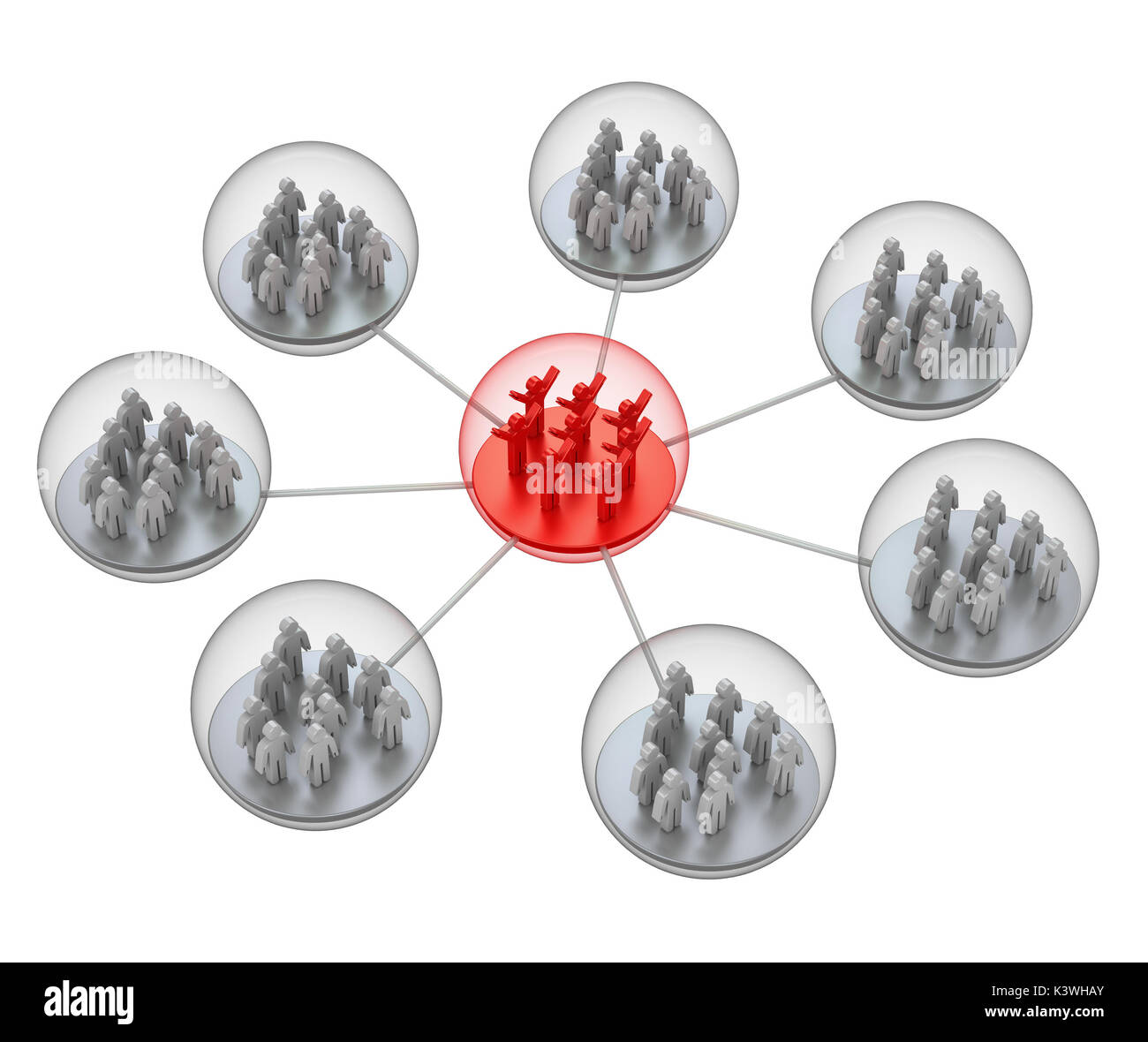 Social network connection background 3d rendering Stock Photo - Alamy
