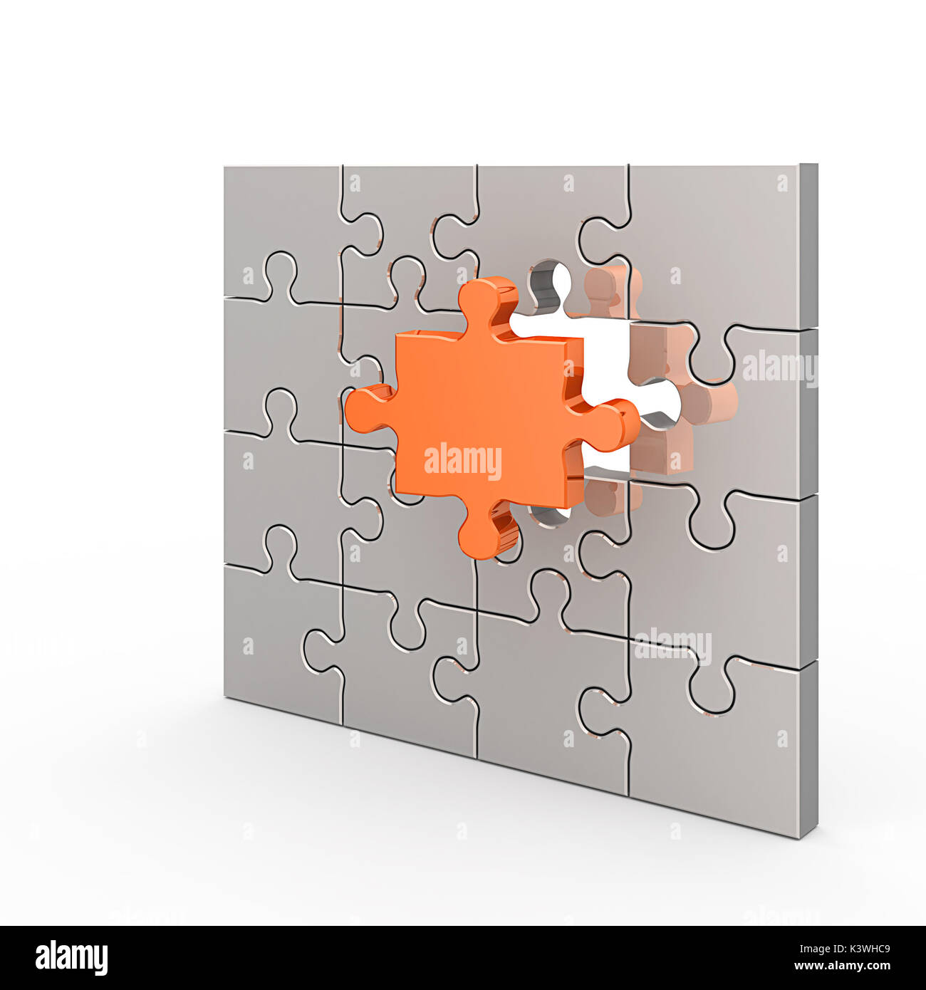 Clear puzzle graphic background 3d rendering Stock Photo - Alamy