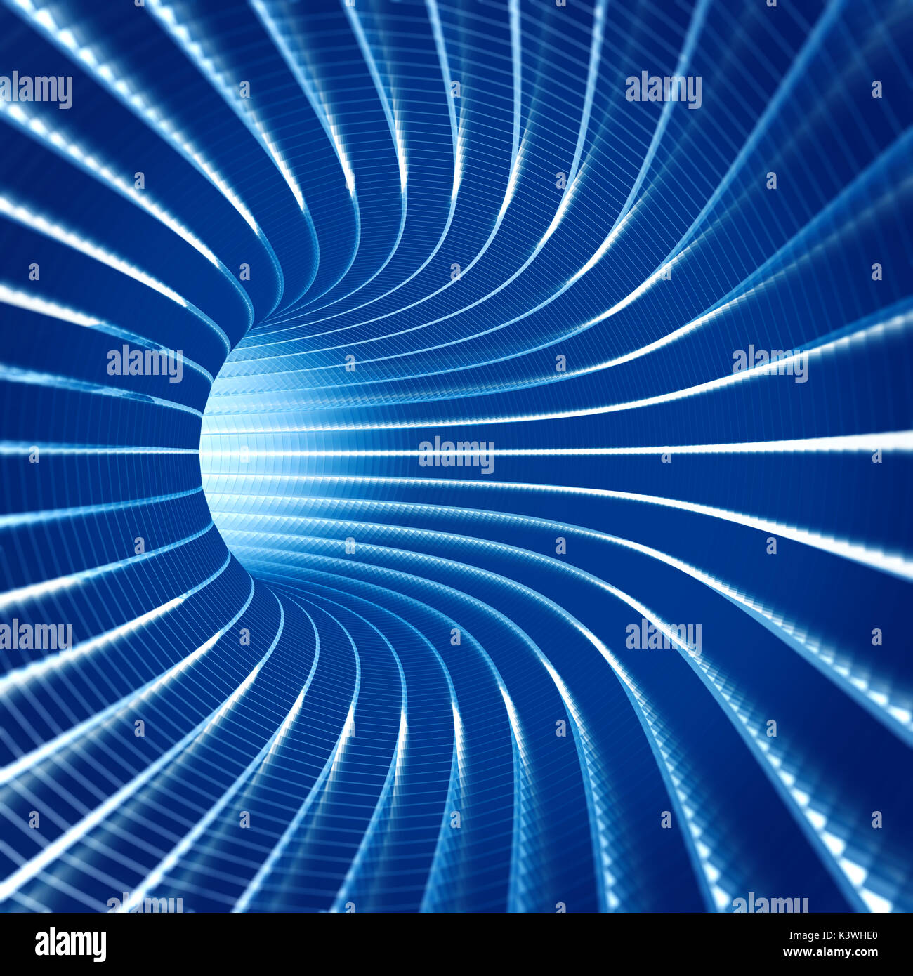 Computer data tunnel 3d rendering Stock Photo - Alamy