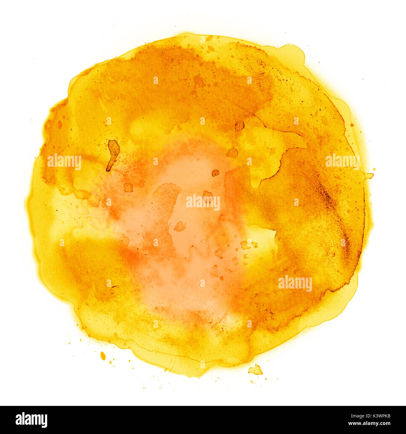 Orange paint splash Cut Out Stock Images & Pictures - Alamy