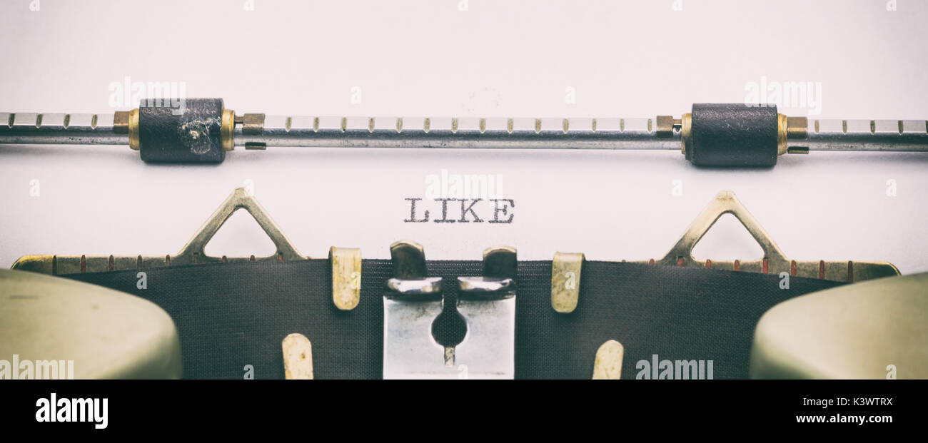 Like word hi-res stock photography and images - Alamy