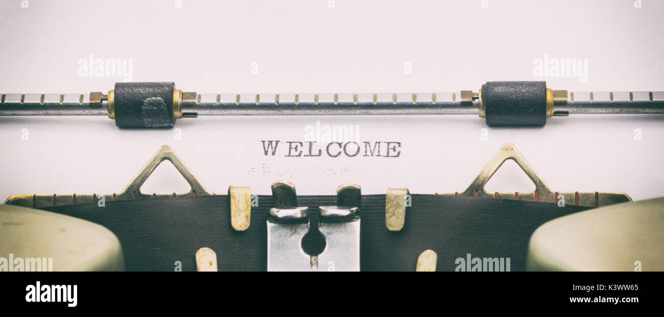 Welcome sheet hi-res stock photography and images - Alamy
