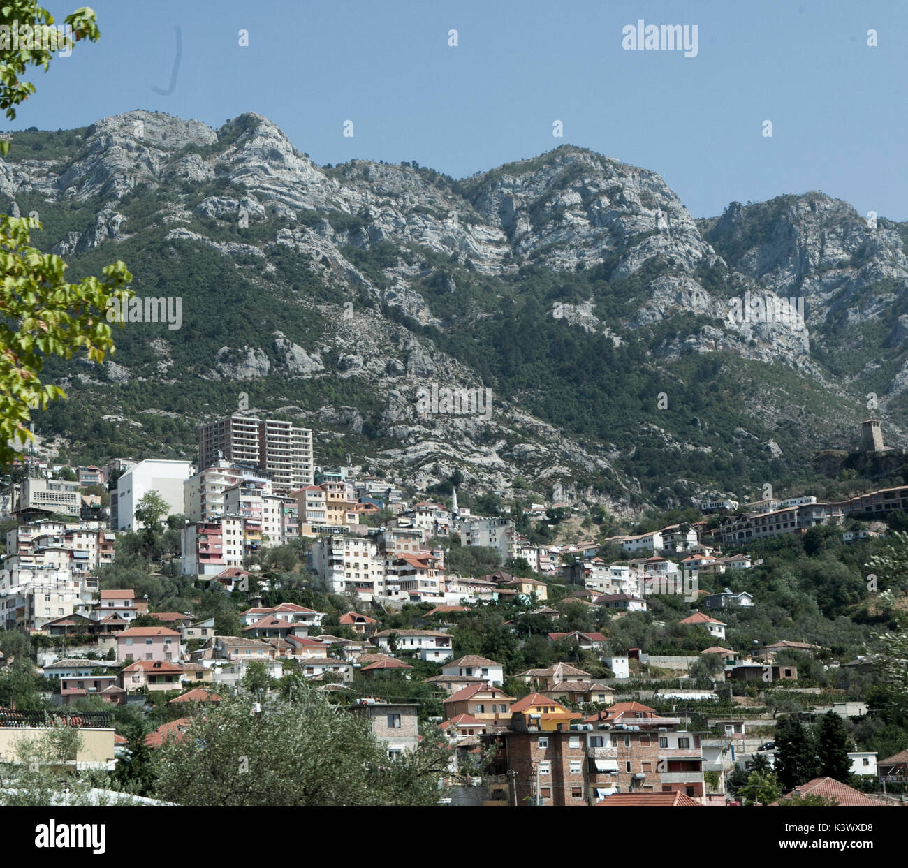 Kruja Castle, Albania, 02/09/2017 - Land scape of Kruja Castle, the ...