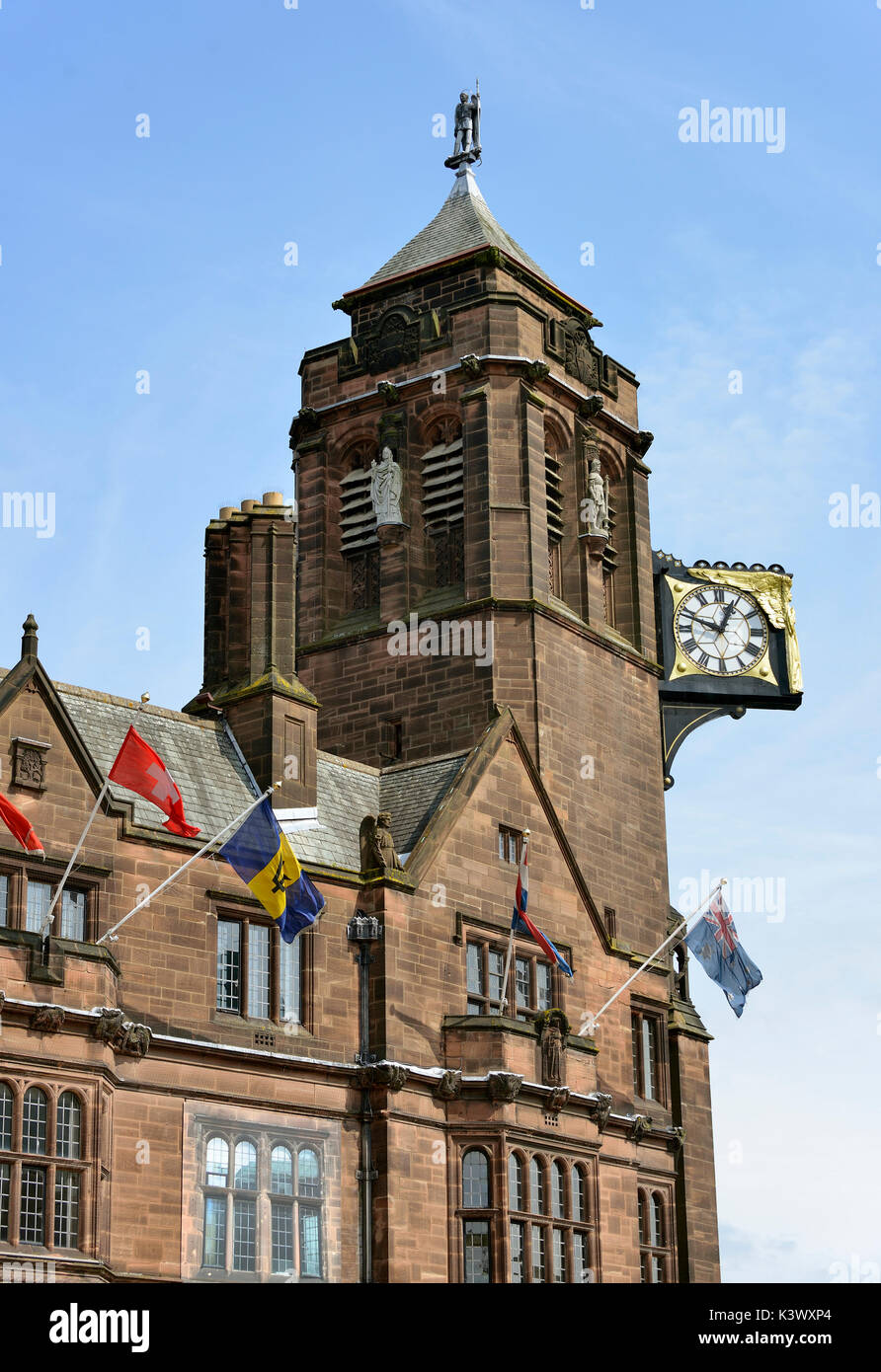 Tudor clock tower hi-res stock photography and images - Alamy