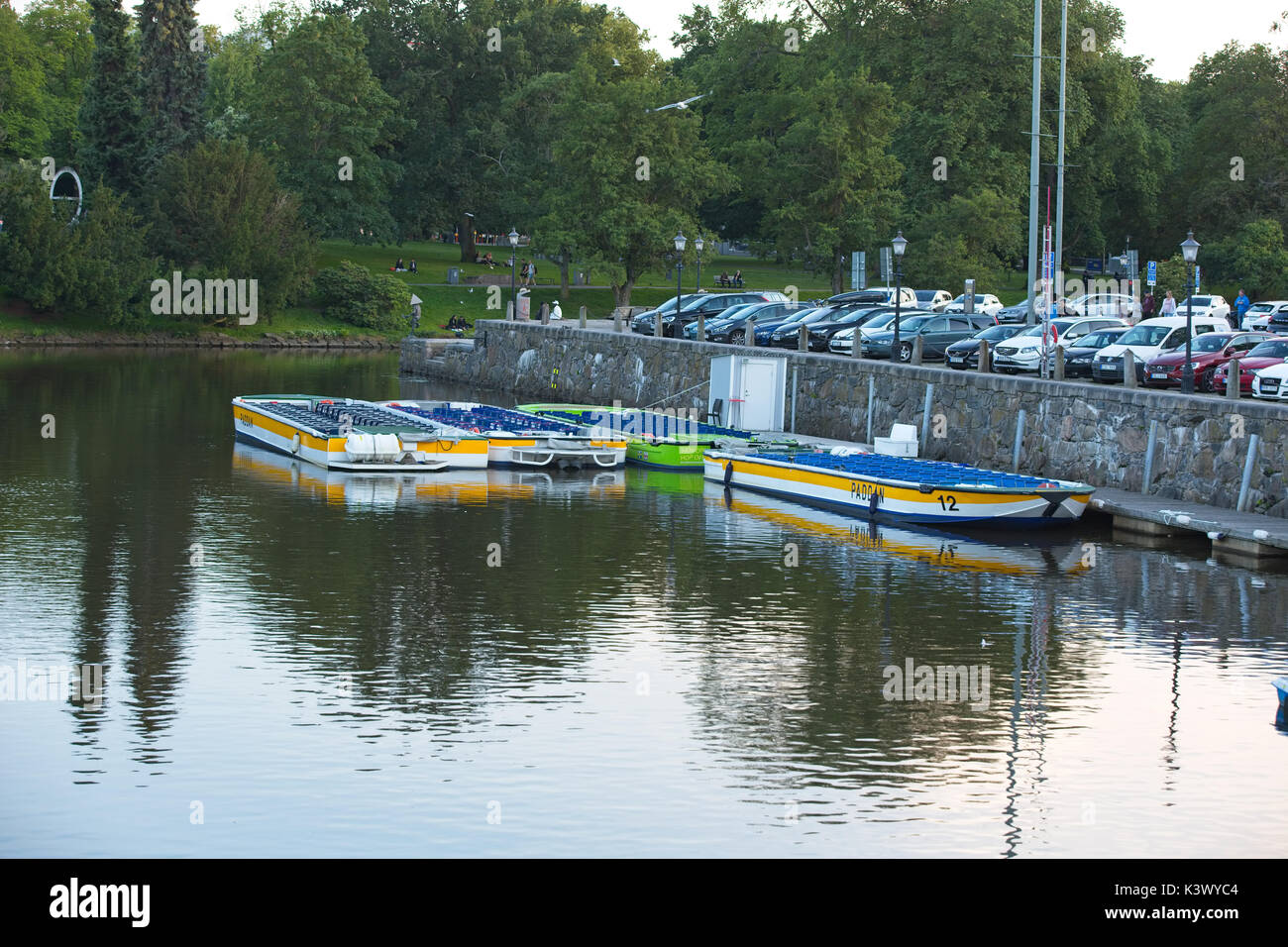 Paddan sightseen boat Stock Photo - Alamy
