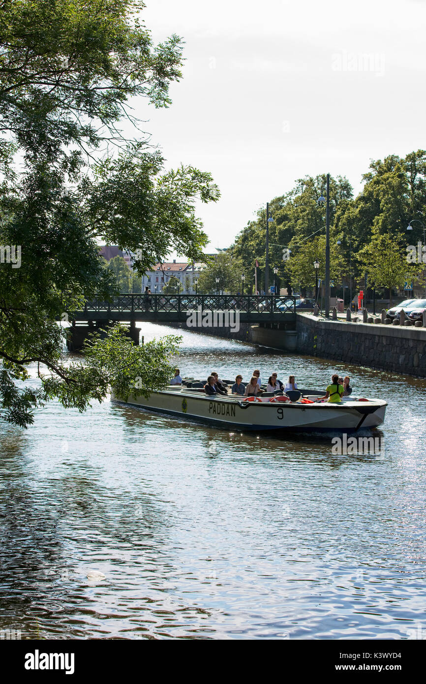 Paddan sightseen boat Stock Photo - Alamy