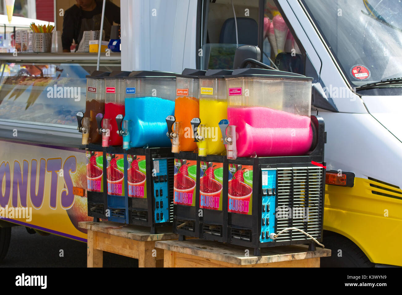 Slush ice machine Stock Photo - Alamy