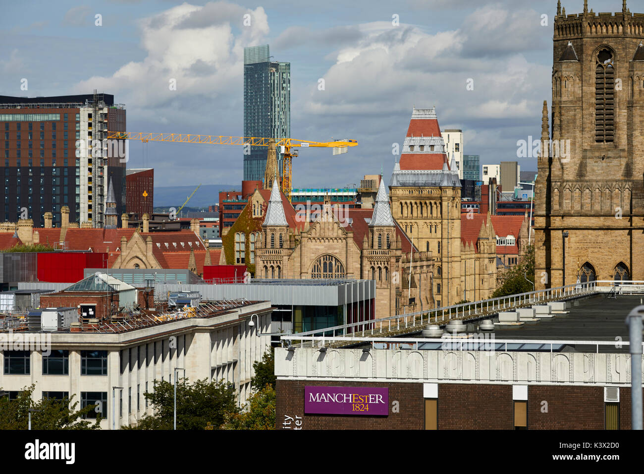 Manchester university campus hi-res stock photography and images - Alamy