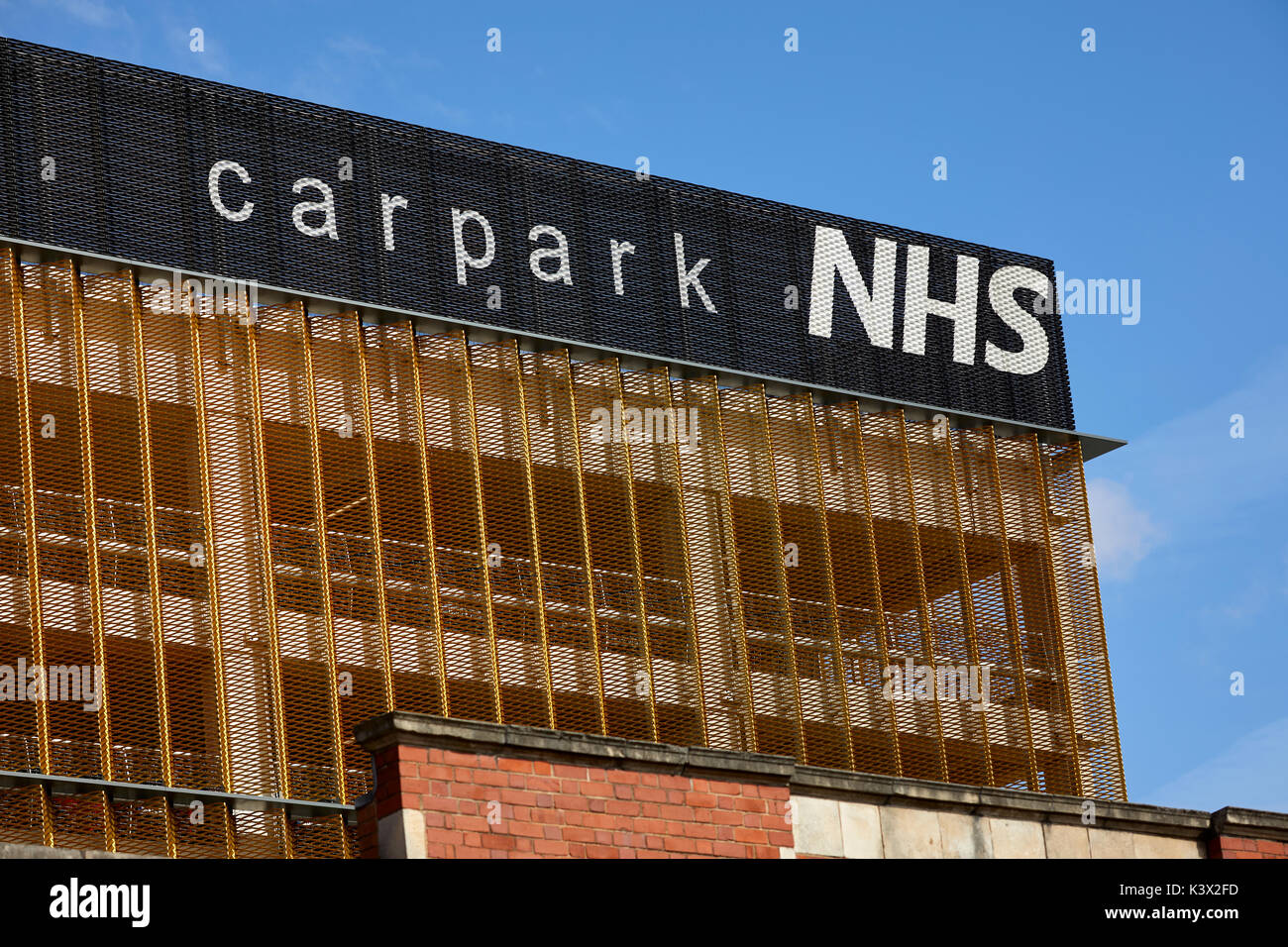 Modern designed carpark Central Manchester University Hospitals NHS ...