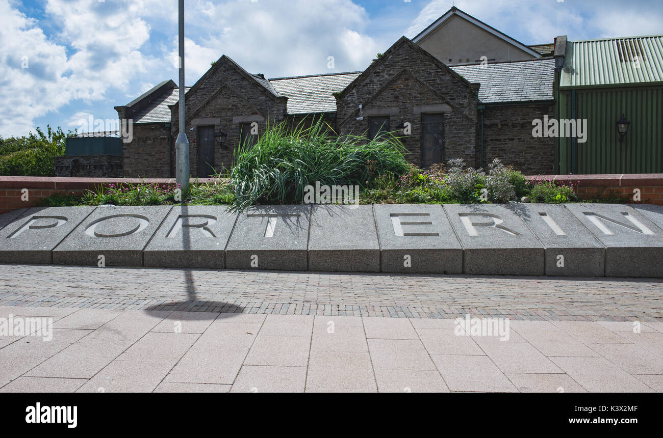 Port Erin Sign High Resolution Stock Photography and Images - Alamy