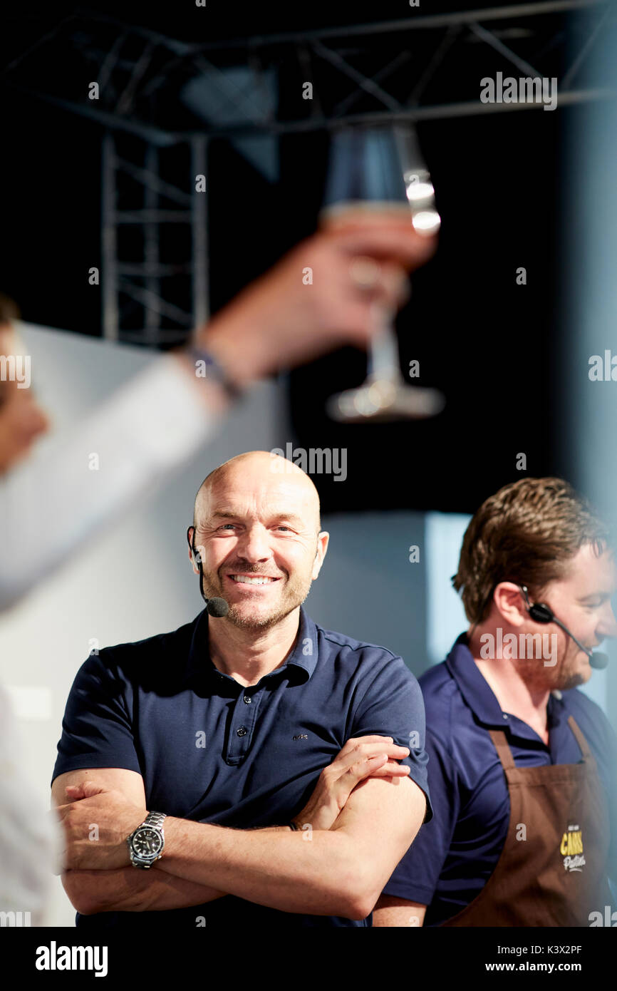 Celebrity chef Simon Peter Rimmer from Channel four Sunday Brunch show ...