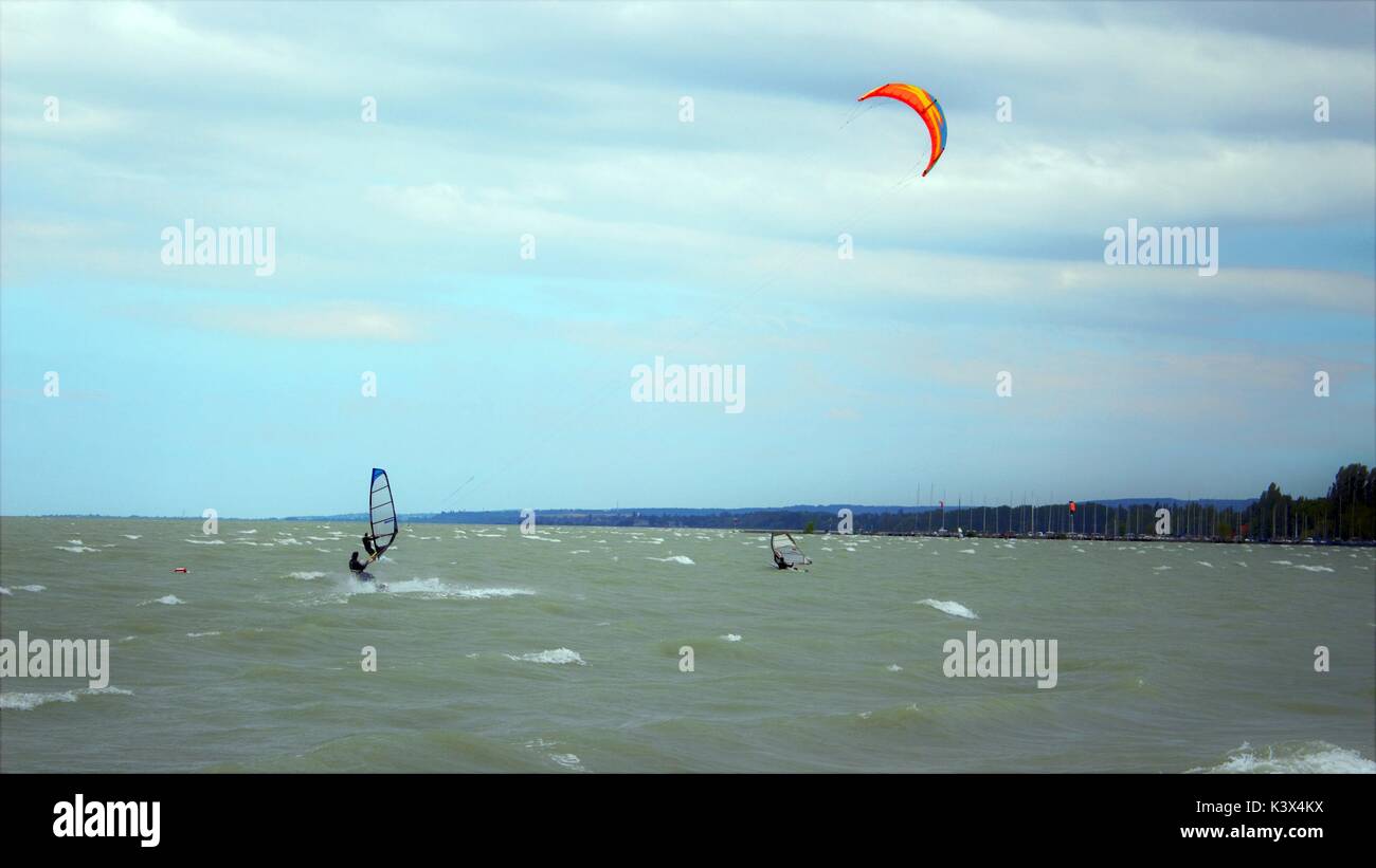 Man sailing wind sail surfboard hi-res stock photography and images - Alamy