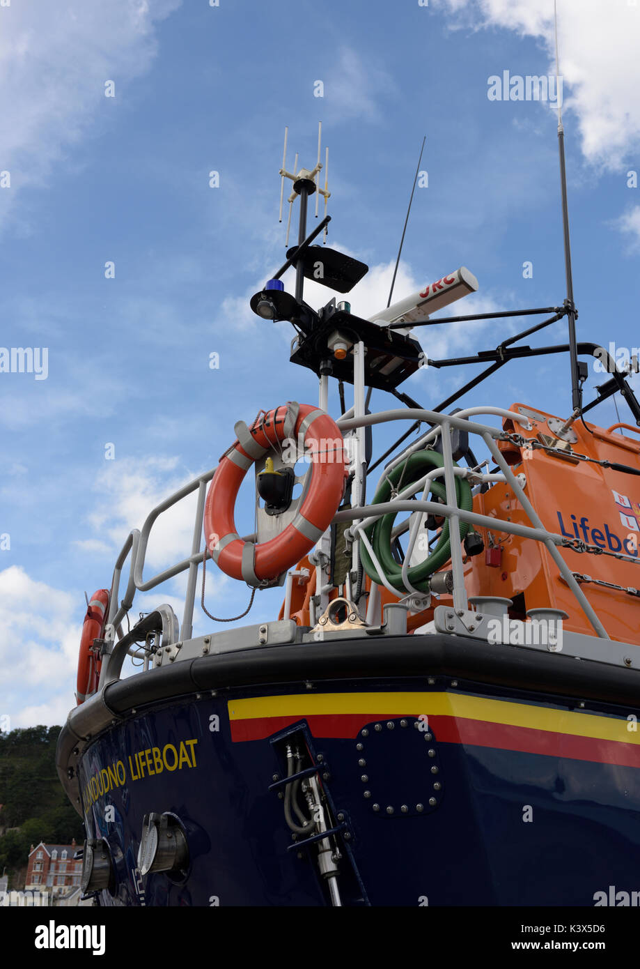 Mersey class all weather lifeboat cloose-up Stock Photo - Alamy