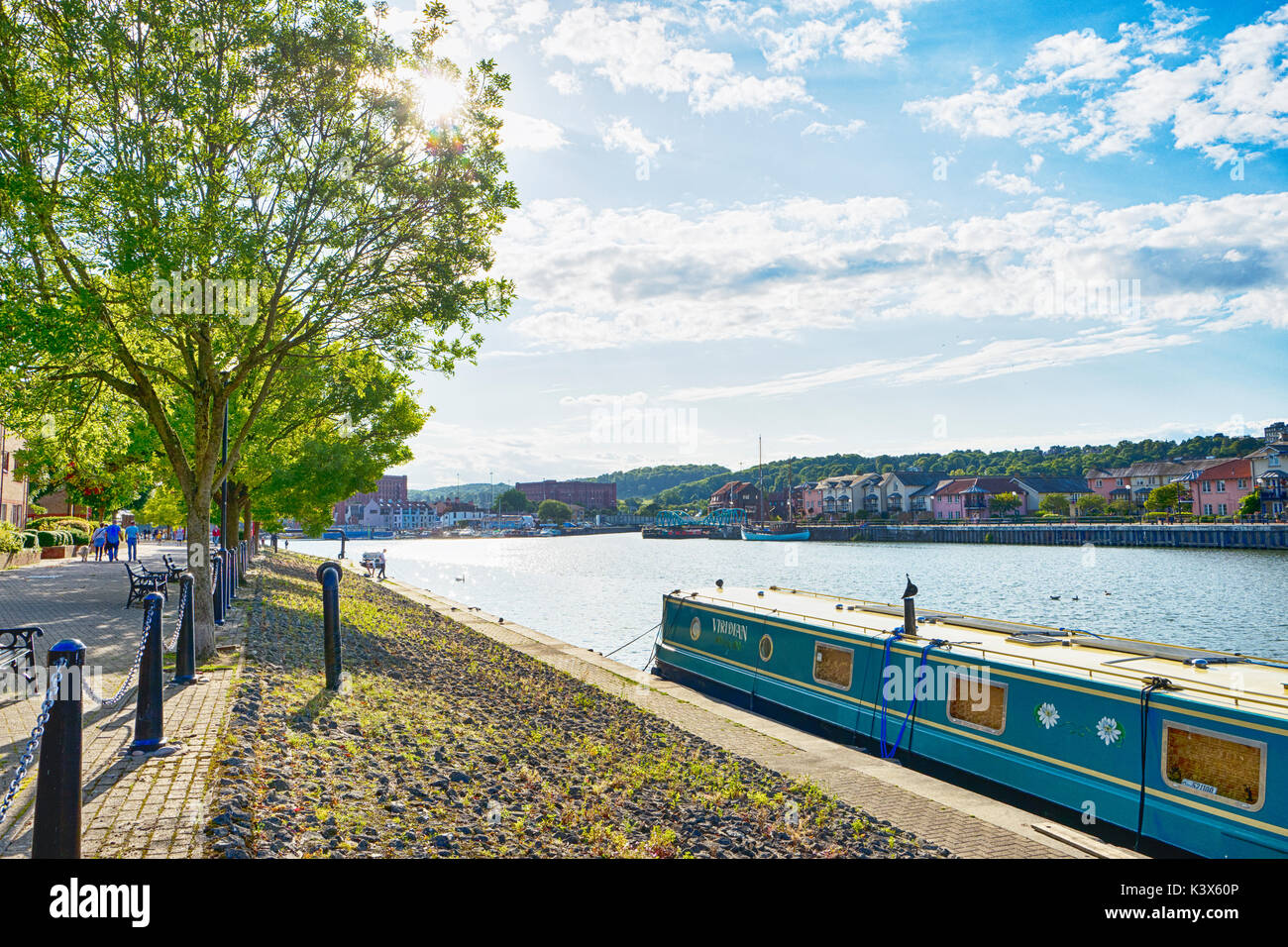 Bristol Baltic Wharf Harbour Area Stock Photo - Alamy
