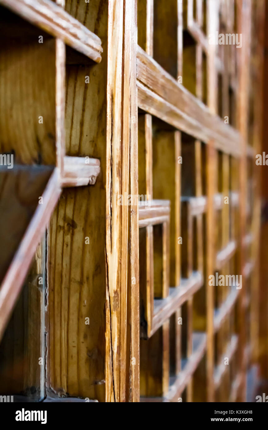 Closeup of an ancient Chinese wooden window frame Stock Photo - Alamy