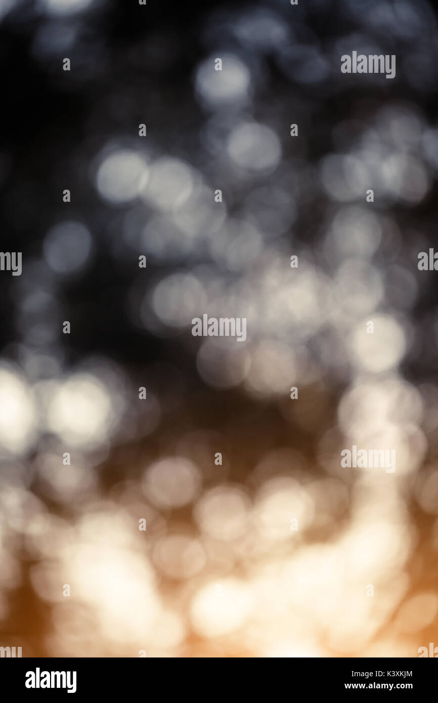 Colorful bokeh background. abstract blurred circles in nature colors ...
