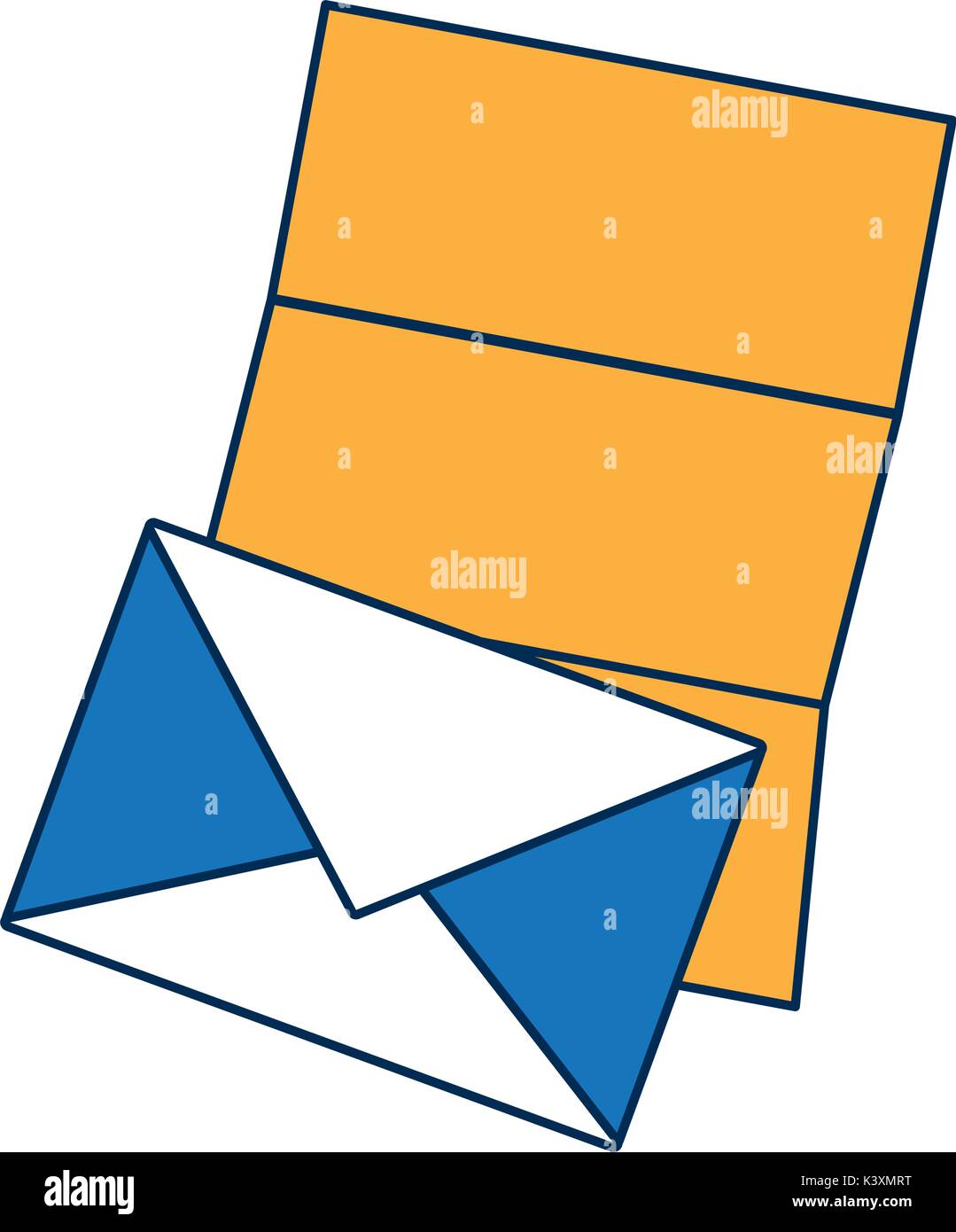 letter and envelope icon Stock Vector Image & Art - Alamy