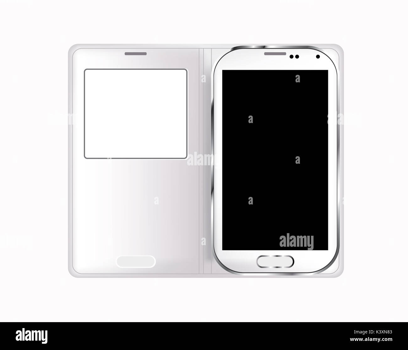 Mobile on white background Stock Photo - Alamy