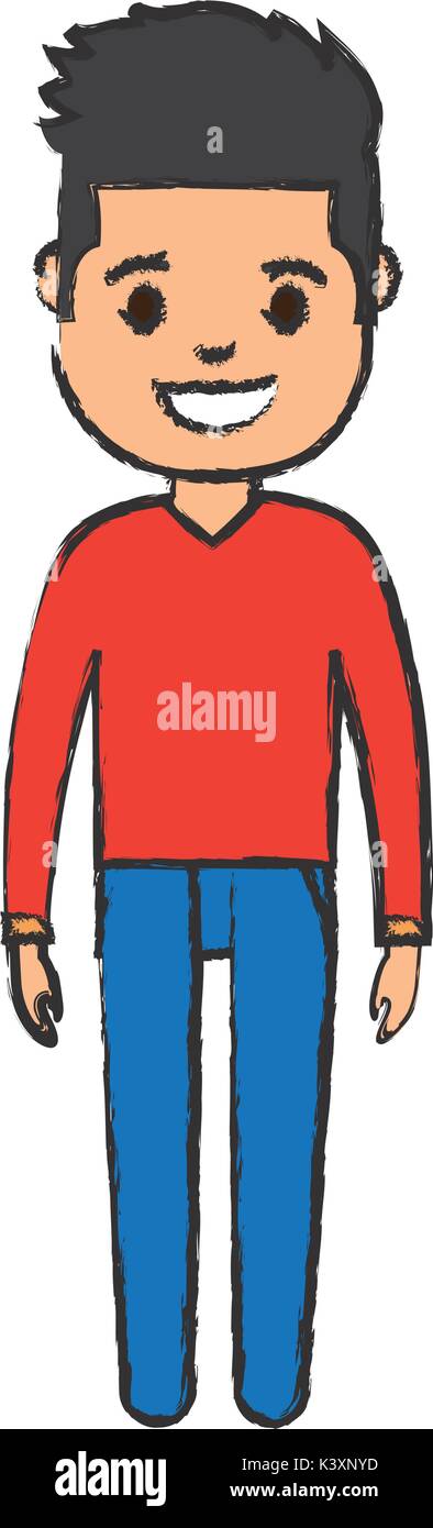 cartoon man standing icon Stock Vector Image & Art - Alamy