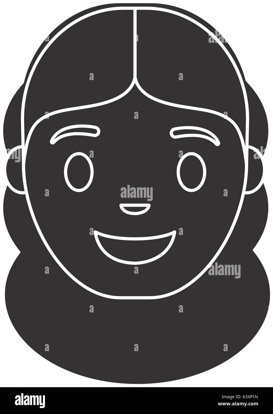 woman face icon Stock Vector Image & Art - Alamy