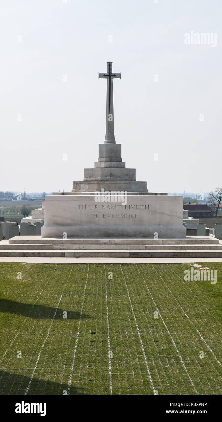 Tyne Cot Cemetery Stock Photo - Alamy