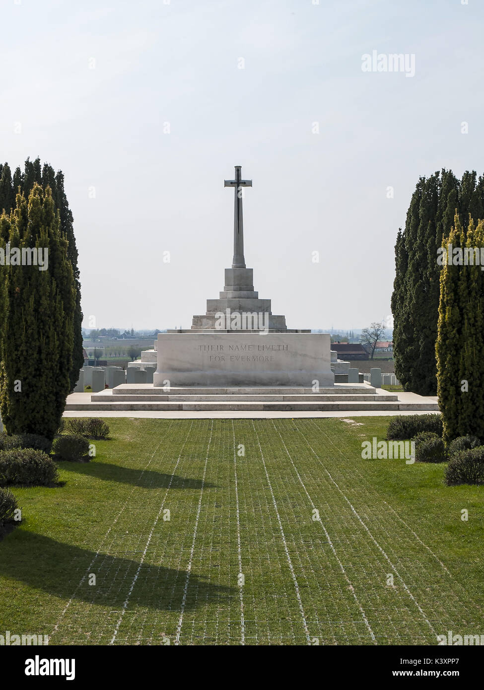Tyne Cot Cemetery Stock Photo - Alamy