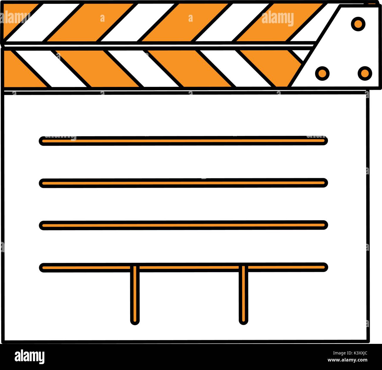 Isolated clapboard design Stock Vector Image & Art - Alamy