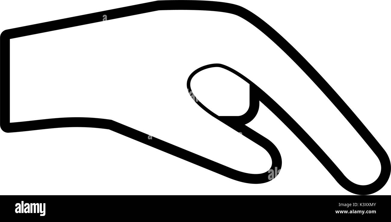 Isolated human hand design Stock Vector Image & Art - Alamy